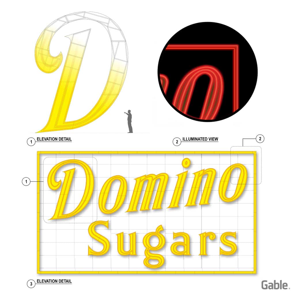 Domino Sugar Sign to be Rebuilt with New Technology | Chesapeake Bay ...